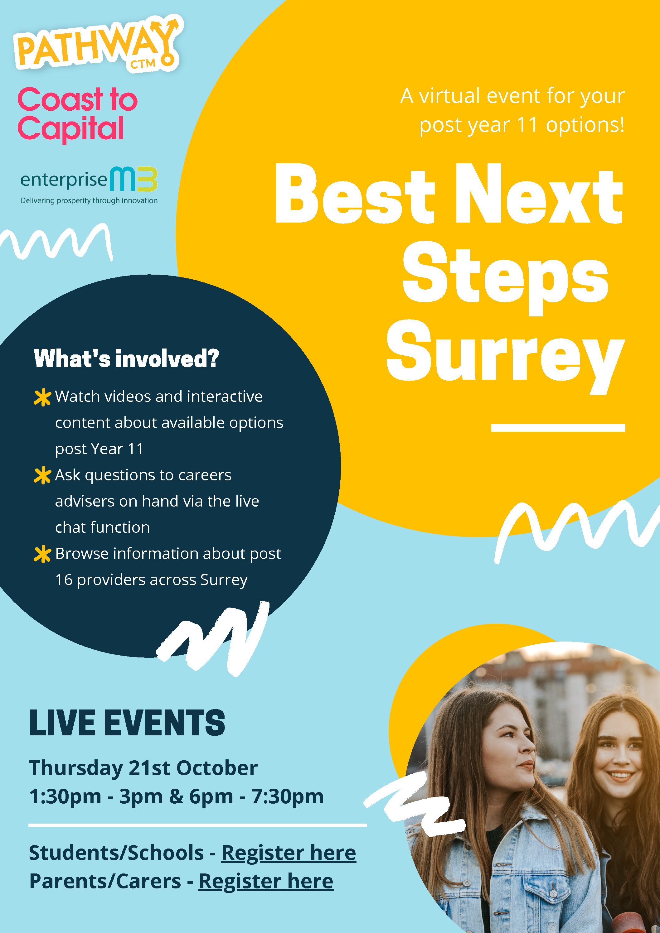 Best Next Step Surrey Flyer | George Abbot School
